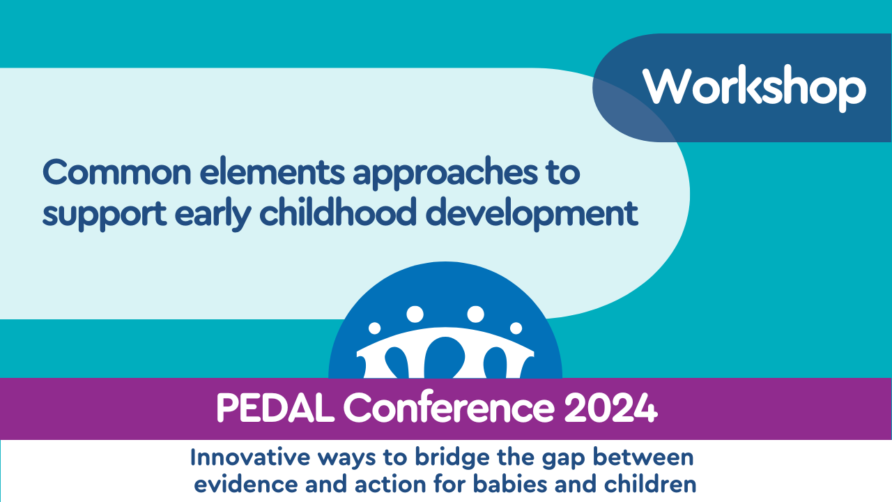 Common elements approaches to support early childhood development - PEDAL